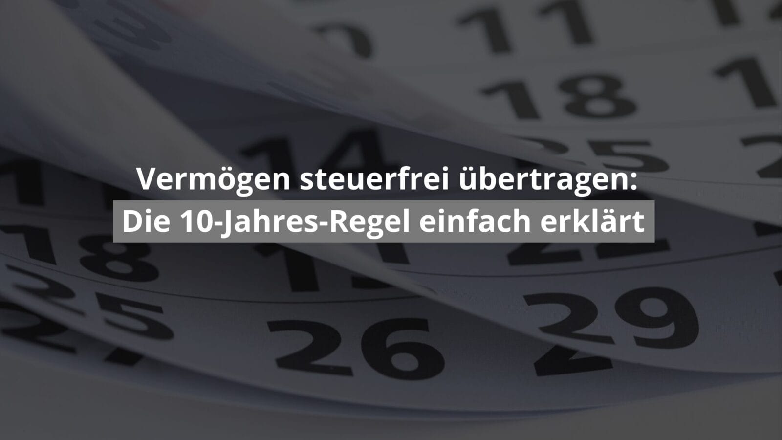 10 Jahresfrist Bei Schenkung Trotz Wohnrecht